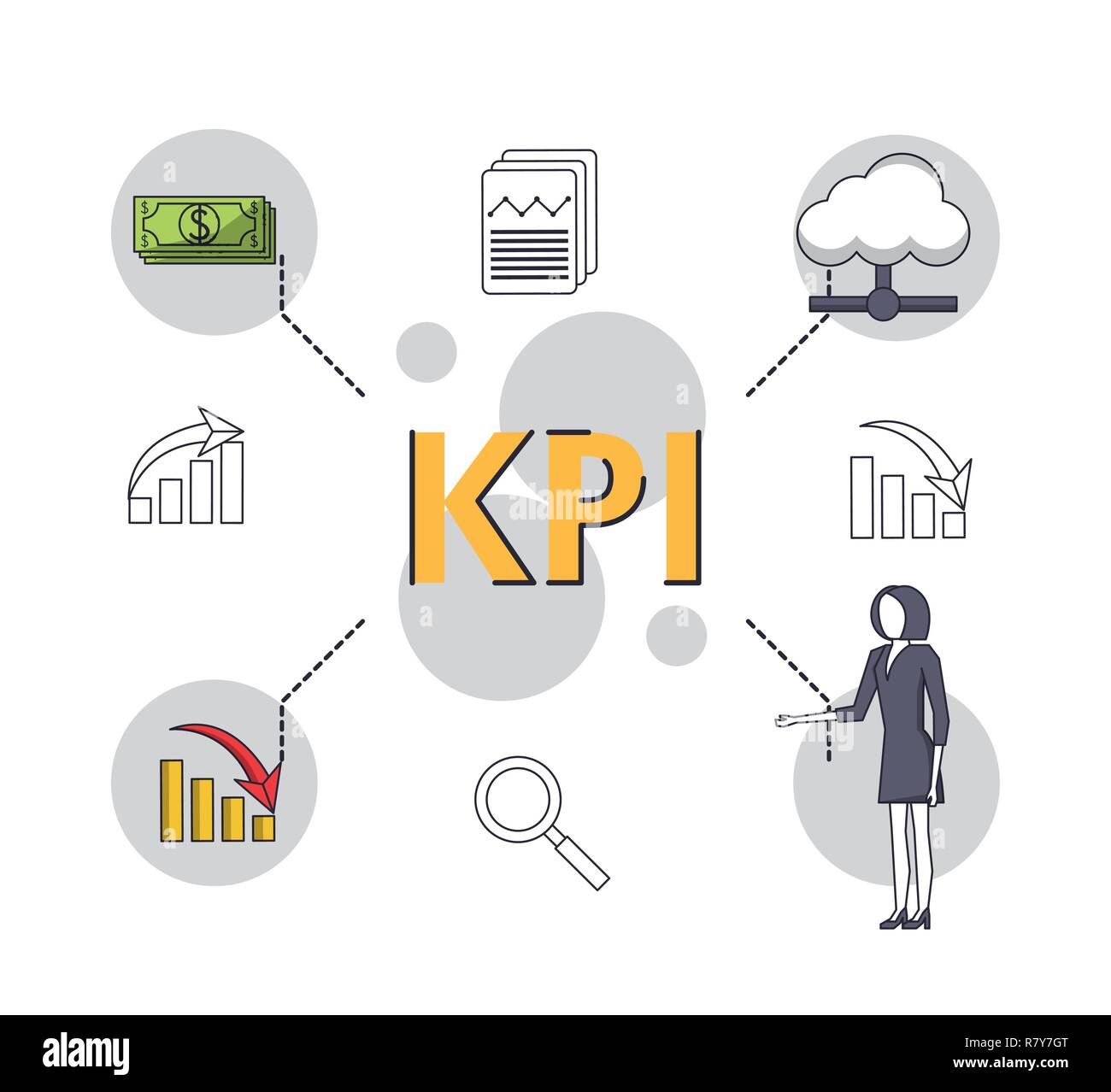 key performance indicator Stock Vector Image & Art - Alamy