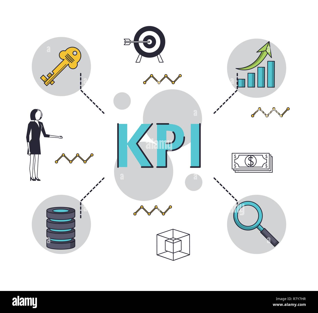 key performance indicator Stock Vector Image & Art - Alamy