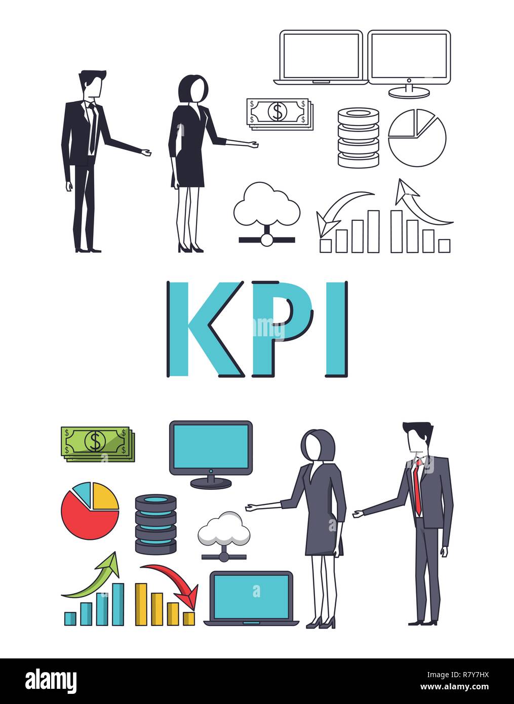 key performance indicator Stock Vector Image & Art - Alamy