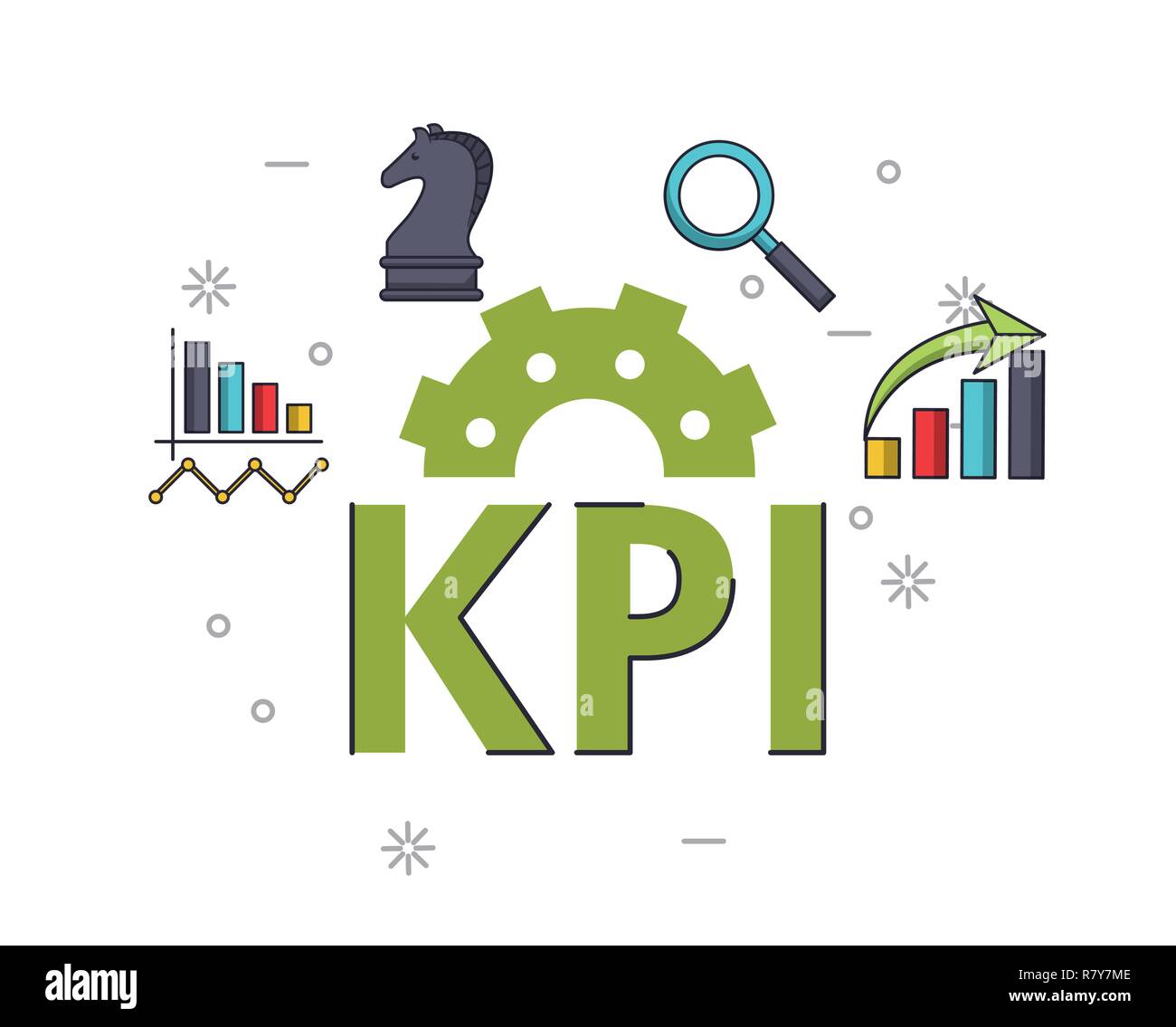 key performance indicator Stock Vector Image & Art - Alamy