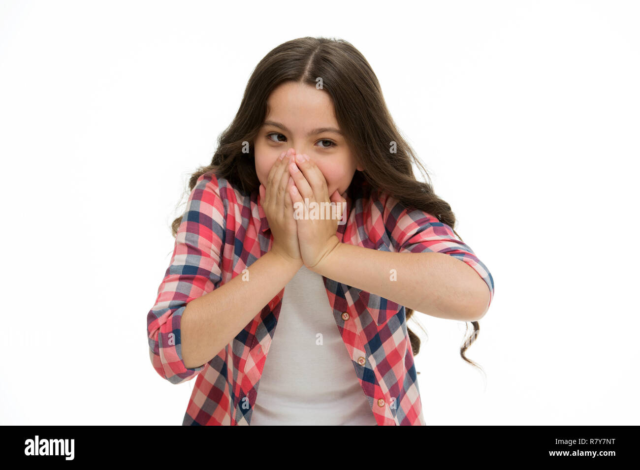Oh my God. Kid stunned overwhelmed emotion can not believe her eyes ...