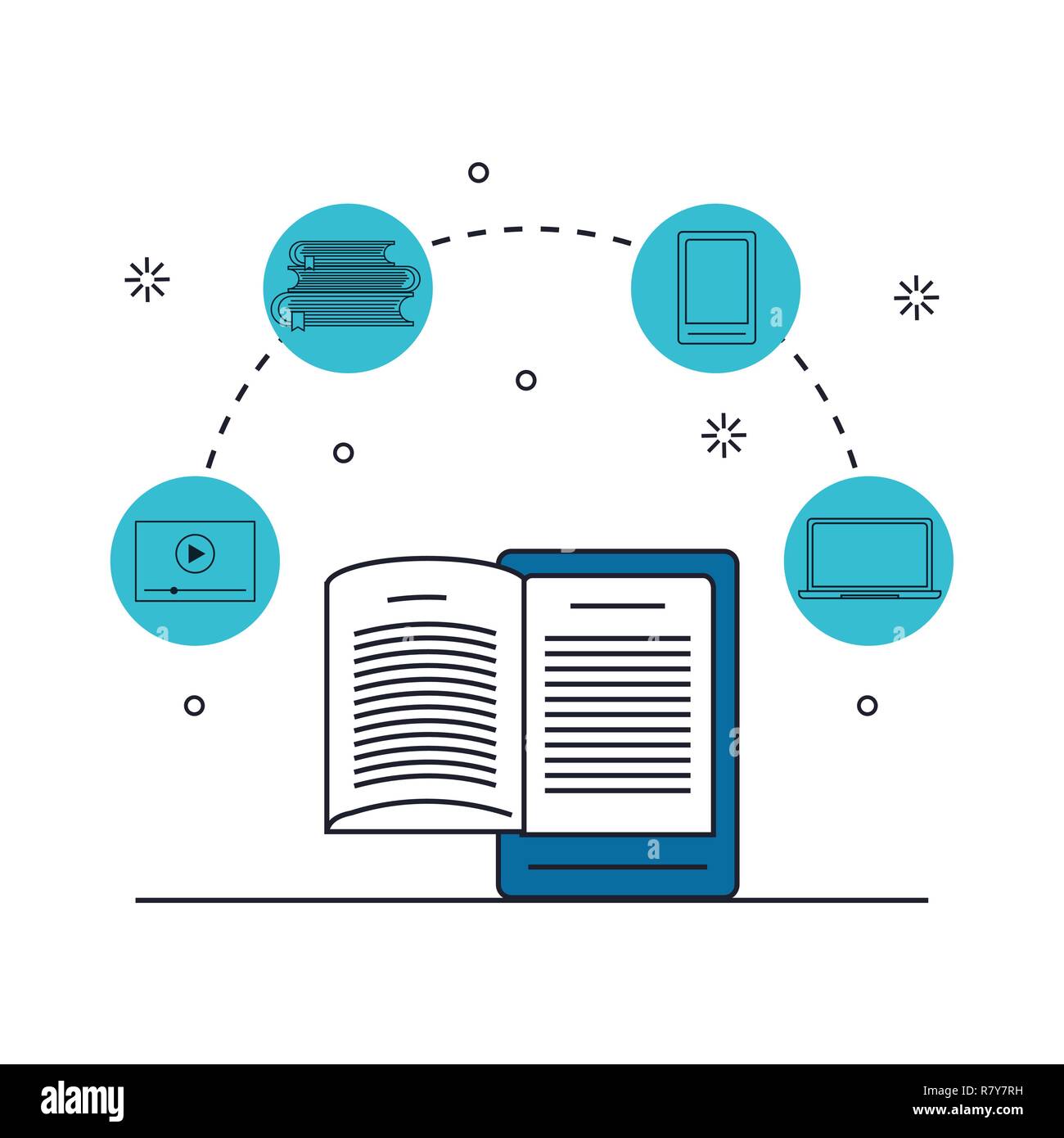 books studying tools Stock Vector Image & Art - Alamy