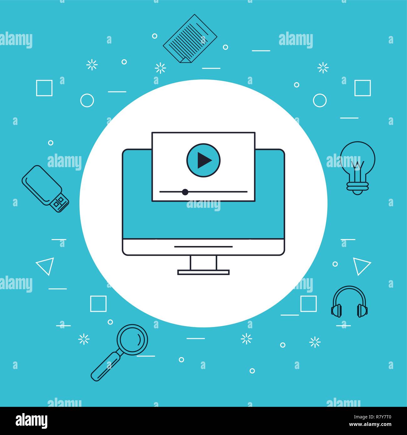 Multimedia tools Stock Vector Images - Alamy