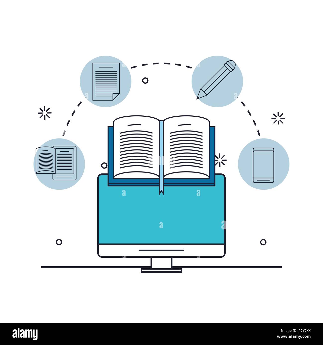 Reading tools Stock Vector Images - Alamy