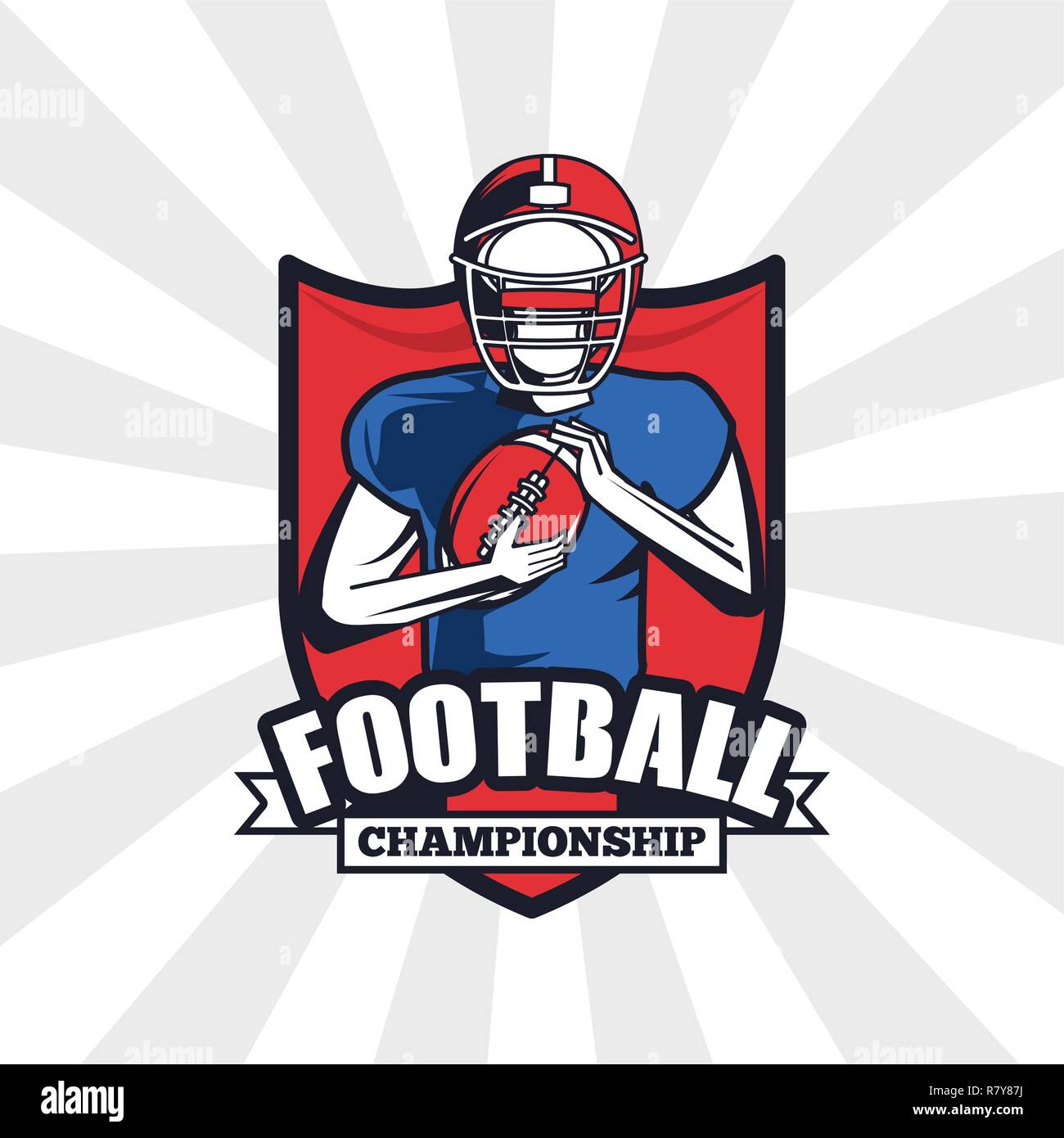 football player icon Stock Vector Image & Art - Alamy