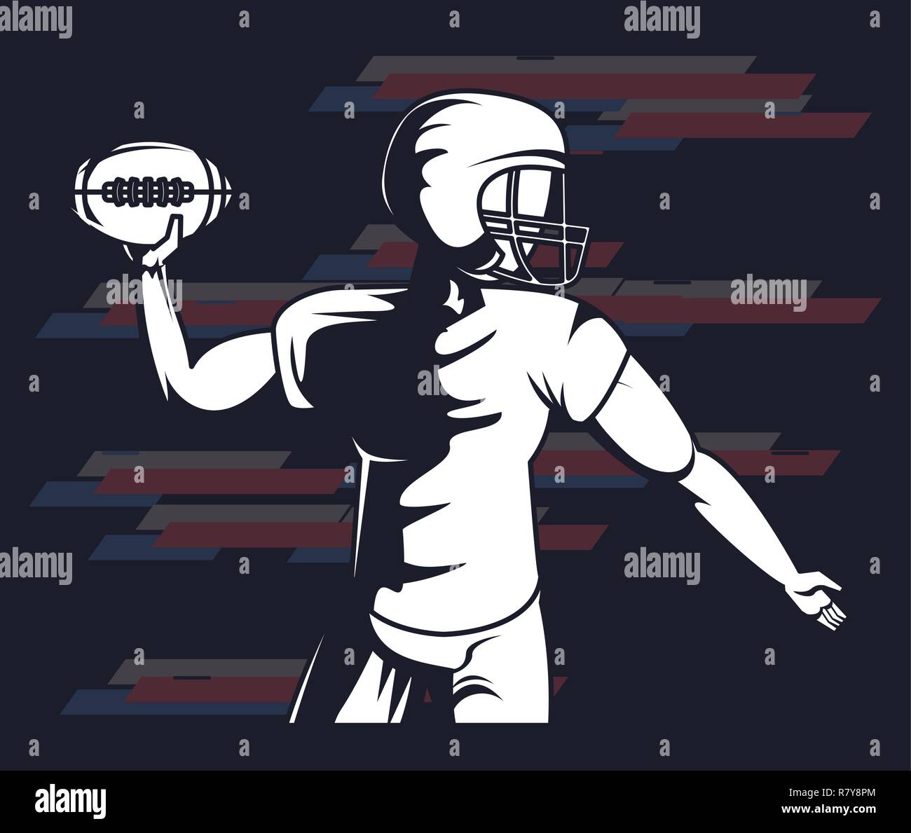 football player icon Stock Vector Image & Art - Alamy