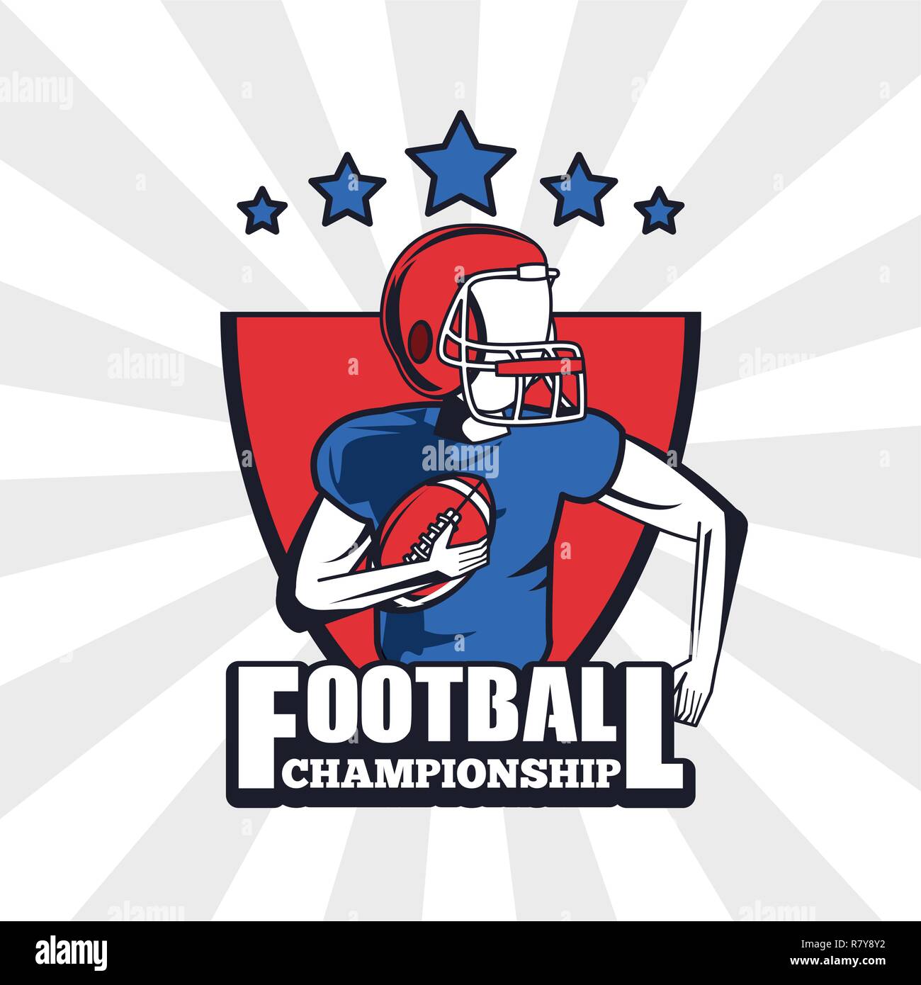 football player icon Stock Vector Image & Art - Alamy