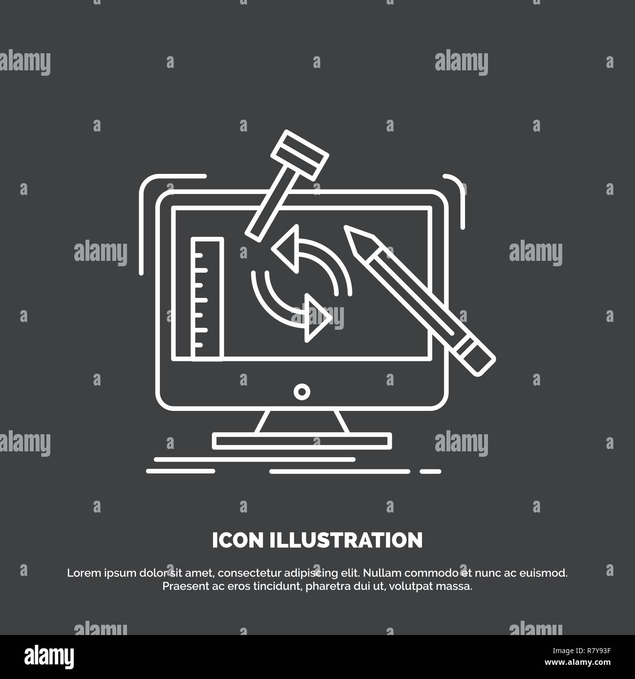 Foot processes Stock Vector Images - Alamy