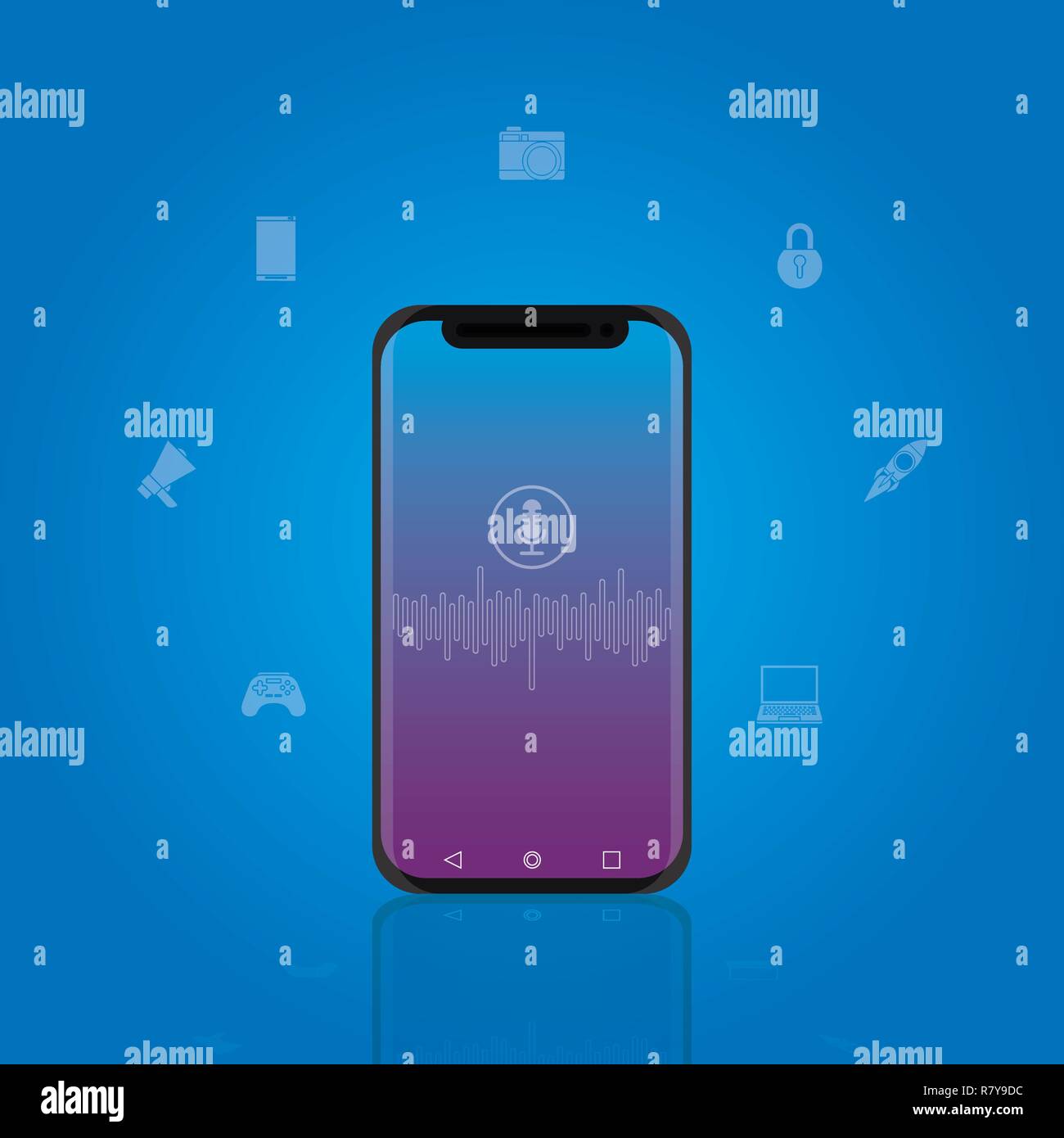 smartphone connection apps Stock Vector Image & Art - Alamy