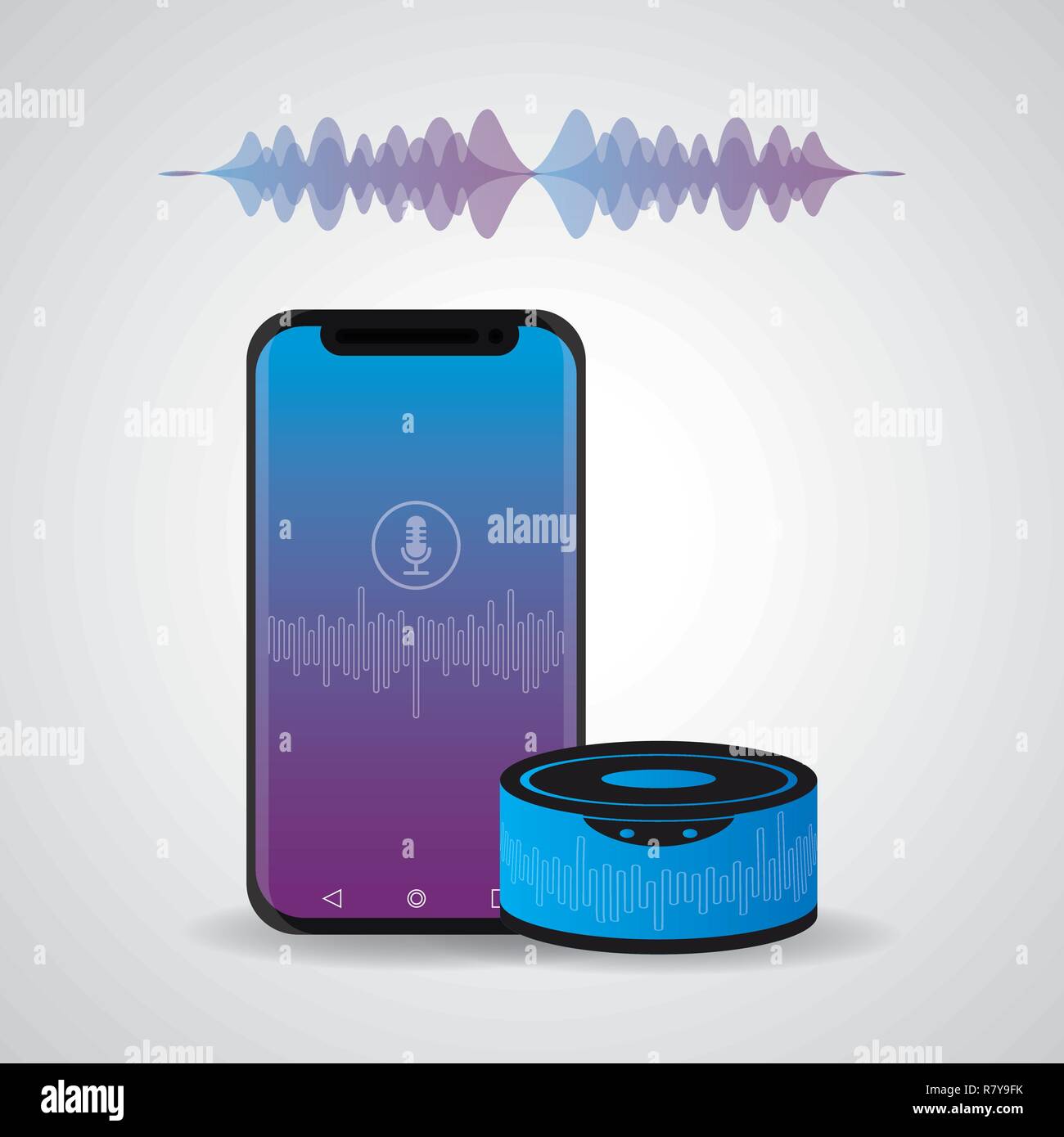 Communication voice connected Stock Vector Images - Alamy