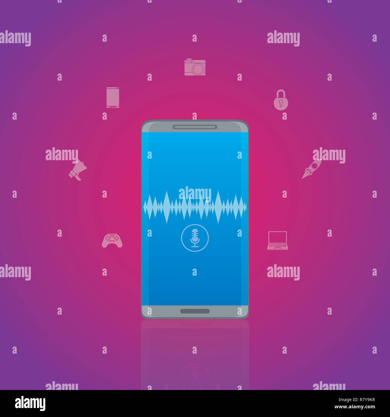smartphone connection apps Stock Vector Image & Art - Alamy
