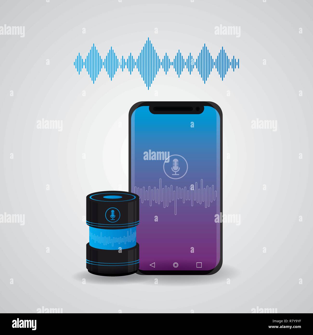 Communication voice connected Stock Vector Images - Alamy
