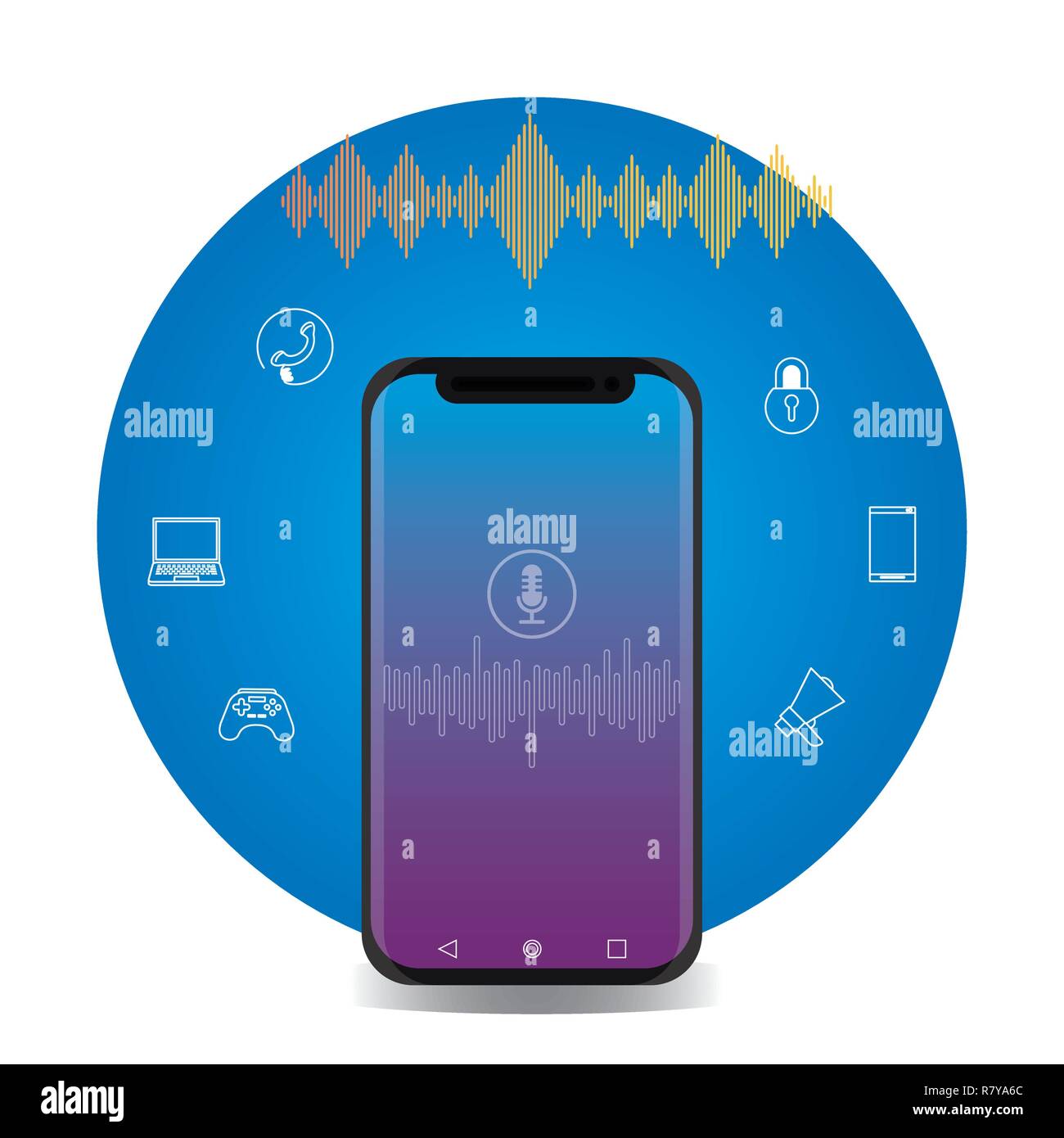 smartphone connection apps Stock Vector Image & Art - Alamy
