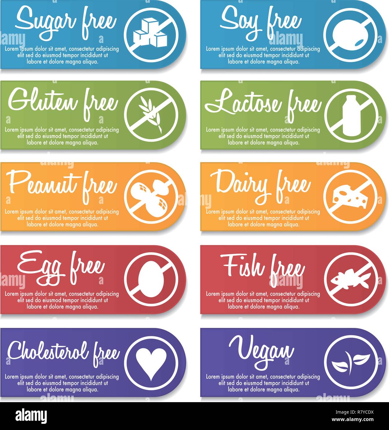 Egg nutrition facts Stock Vector Images - Alamy