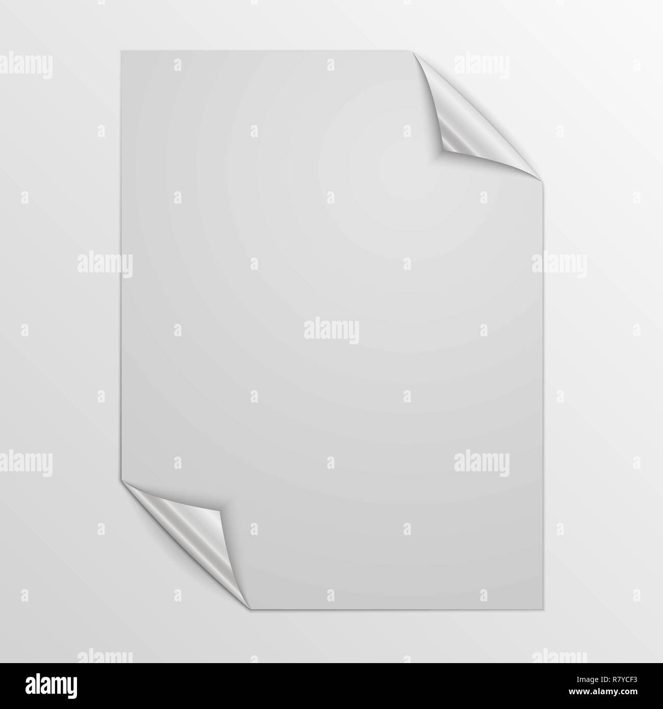 Sheet of paper vector vectors hi-res stock photography and images - Alamy
