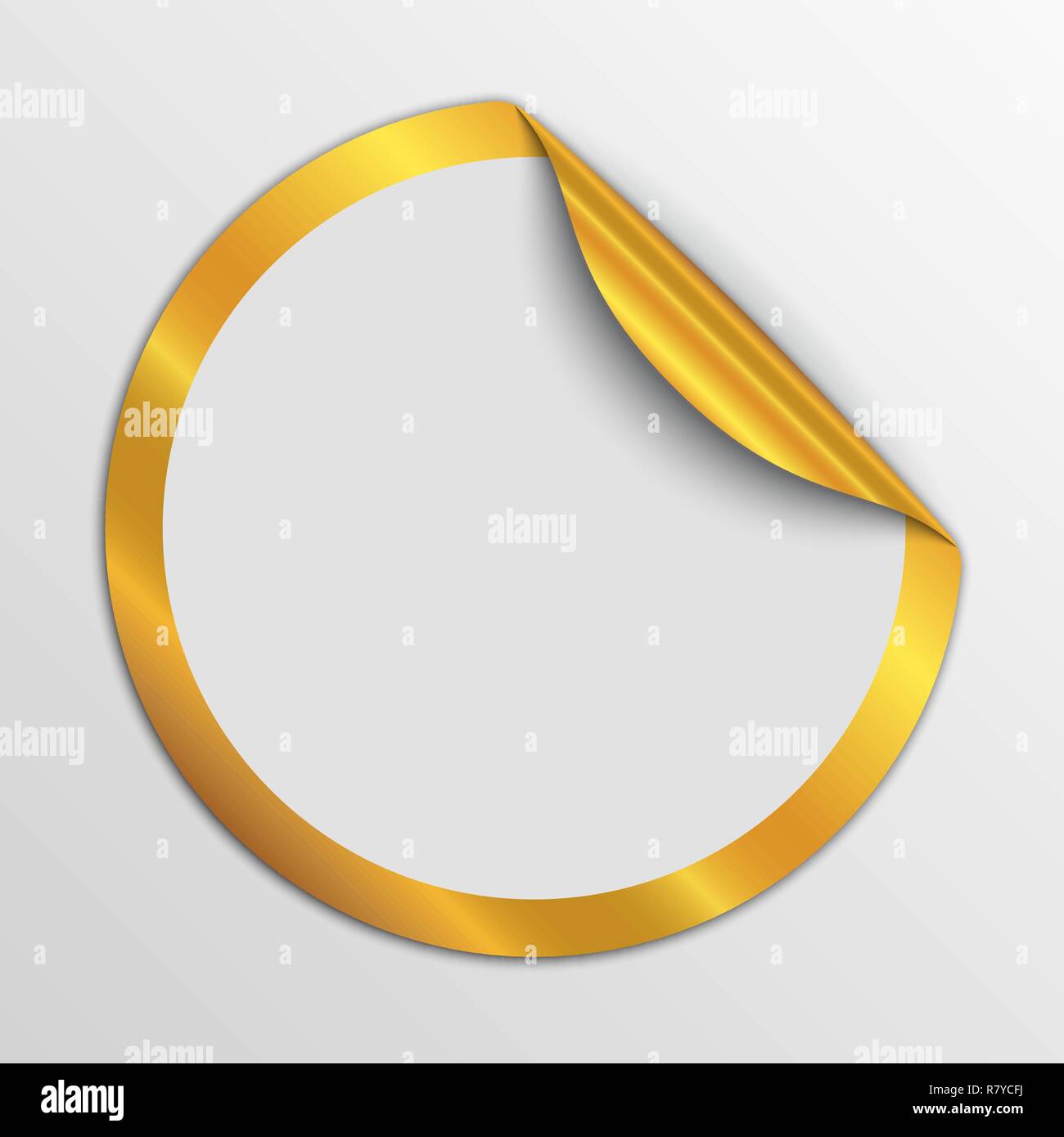 Gold Sticker Label Paper at Steve Bushnell blog