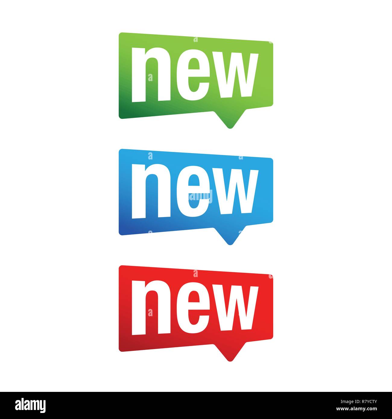 New sign vector hi-res stock photography and images - Alamy