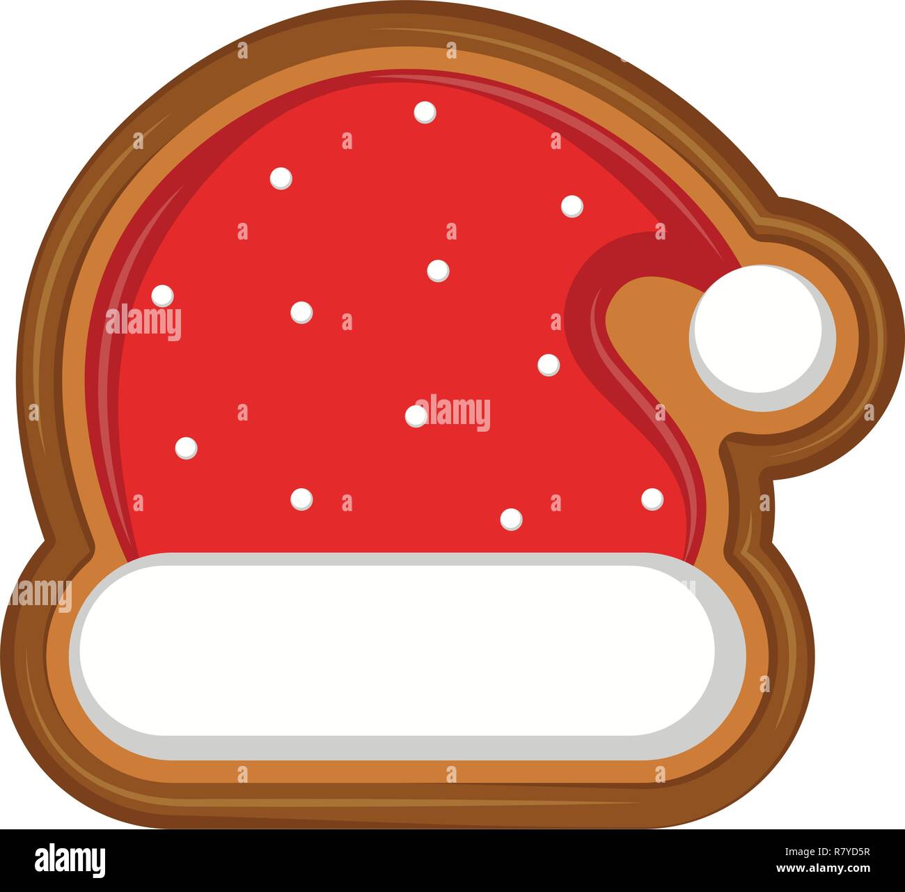 Christmas hat gingerbread Stock Vector Image & Art - Alamy