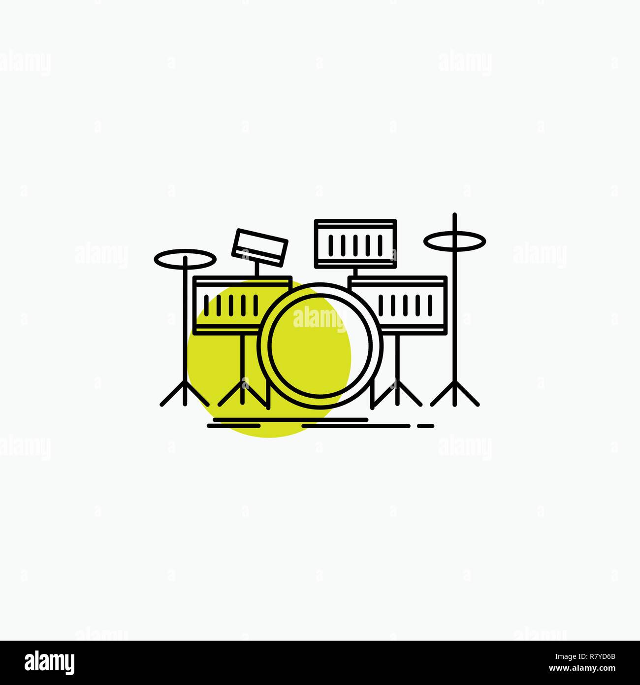 Drums drummer drum Stock Vector Images - Alamy