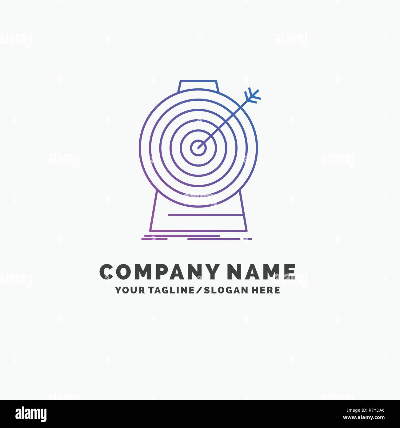 Purple aim Stock Vector Images - Alamy