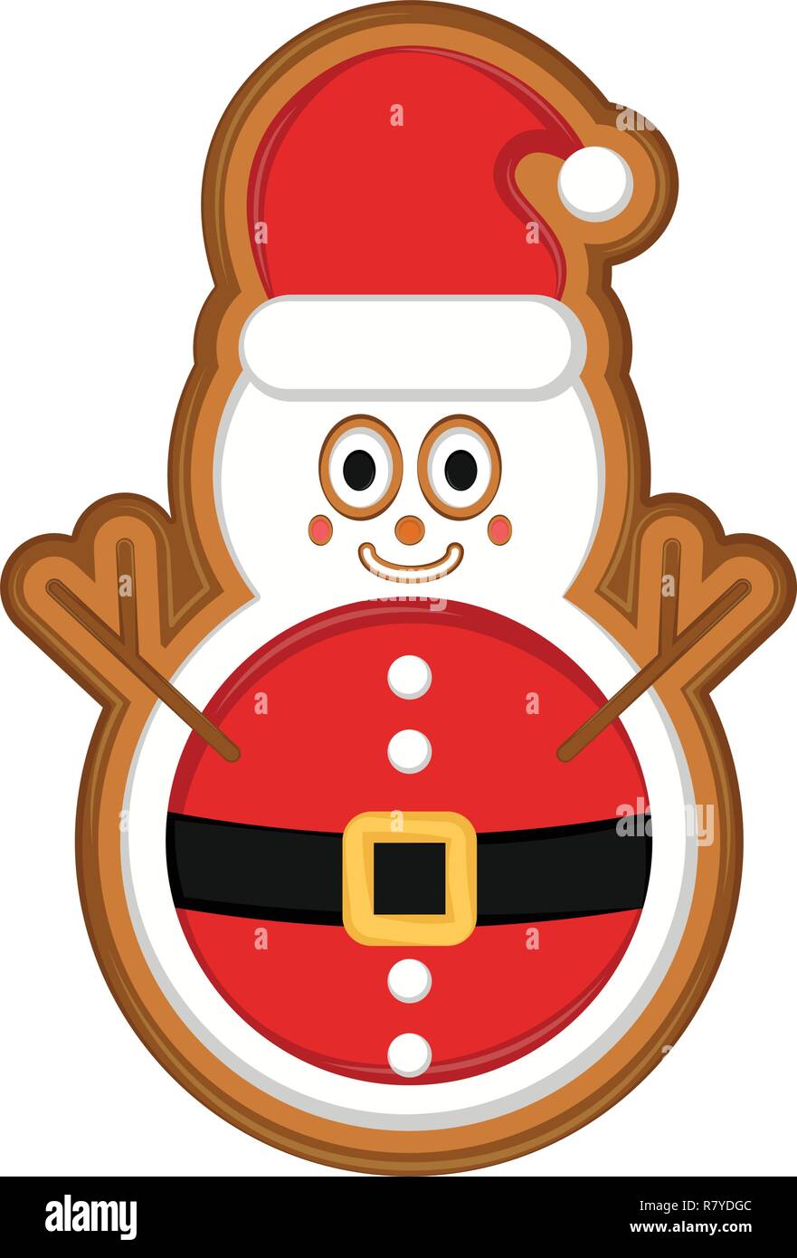 Homemade snowman Stock Vector Images - Alamy