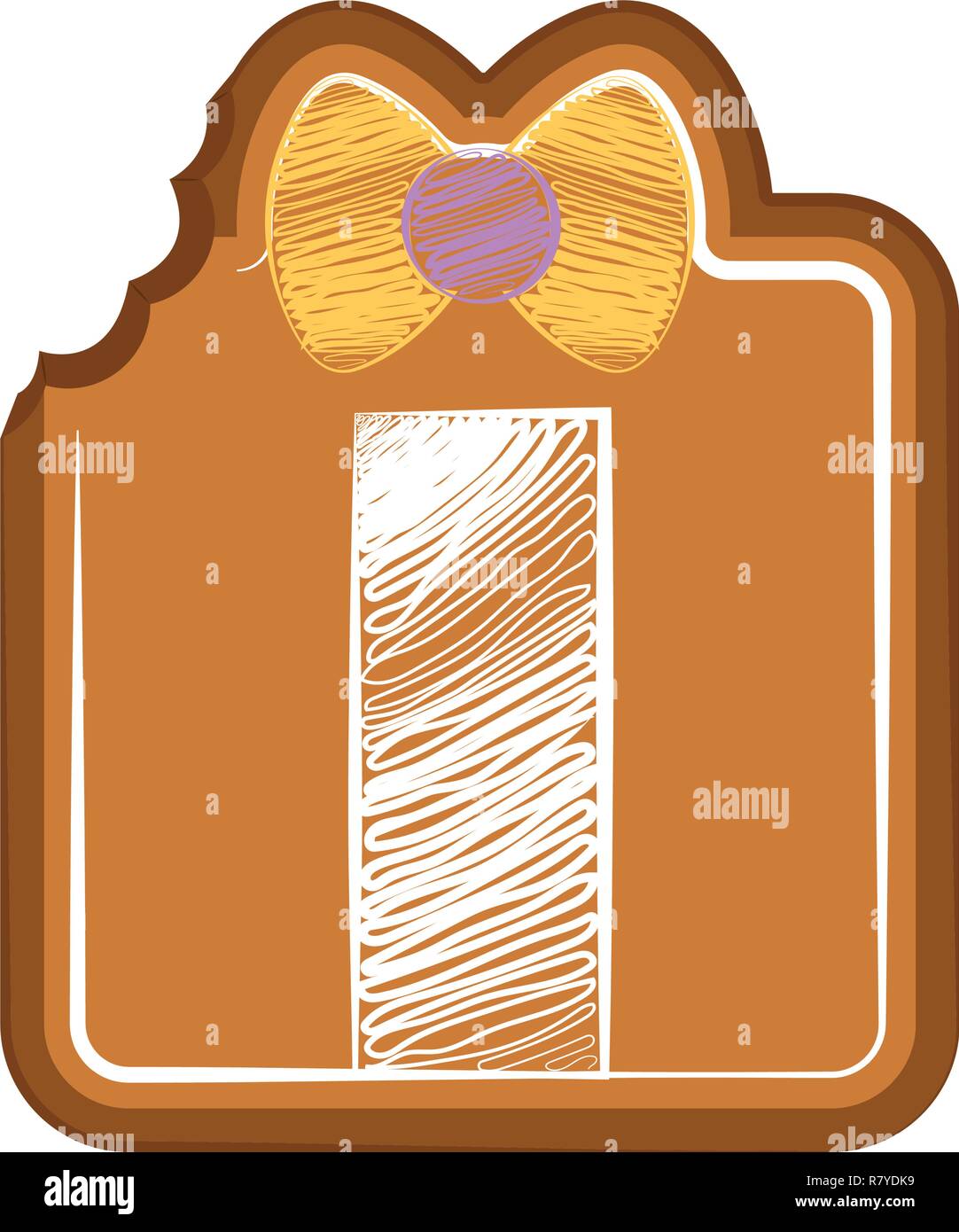 Cookie gift box Stock Vector Images - Alamy
