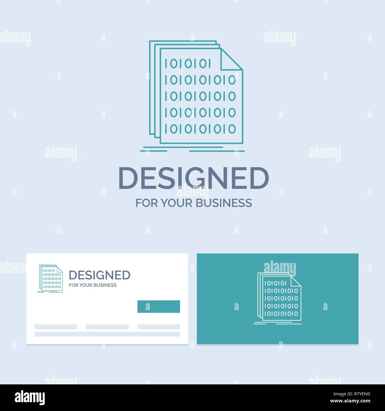 Binary, code, coding, data, document Business Logo Line Icon Symbol for ... Binary, code, coding, data, document Business Logo Line Icon Symbol for ...