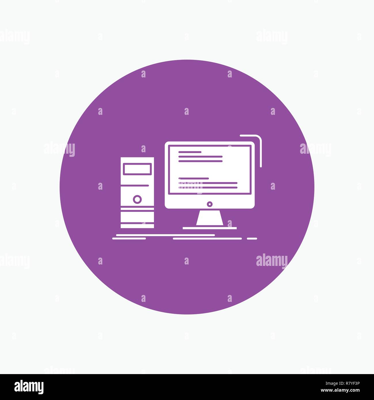 Young male using pc mouse Stock Vector Images - Alamy