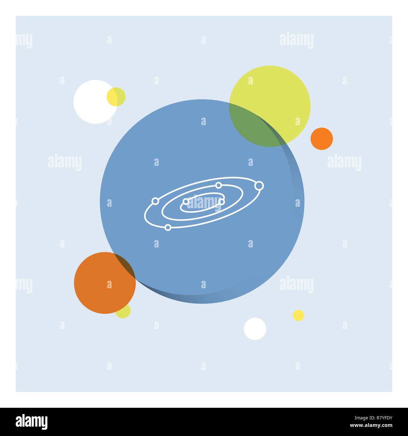 Solar system planets white background Stock Vector Images - Alamy