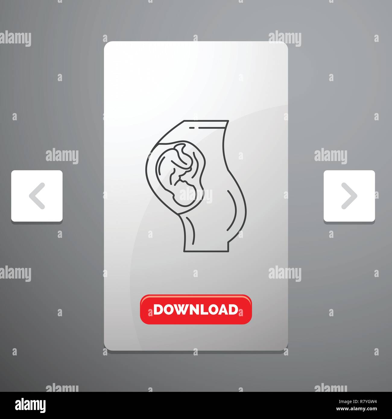 Ultrasound in obstetrics and gynecology Stock Vector Images - Alamy