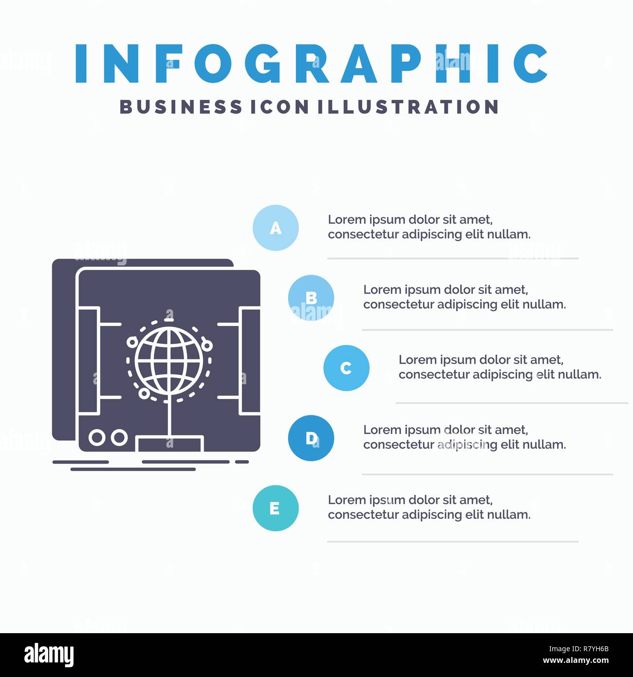 Bar code vector infographics hi-res stock photography and images - Alamy