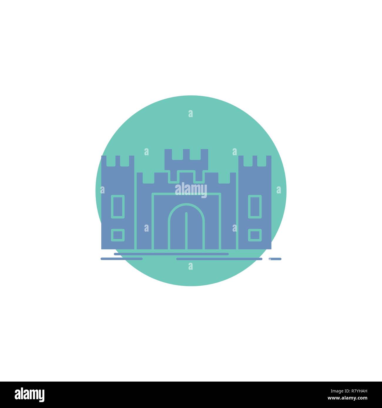 Fortress and city view Stock Vector Images - Alamy