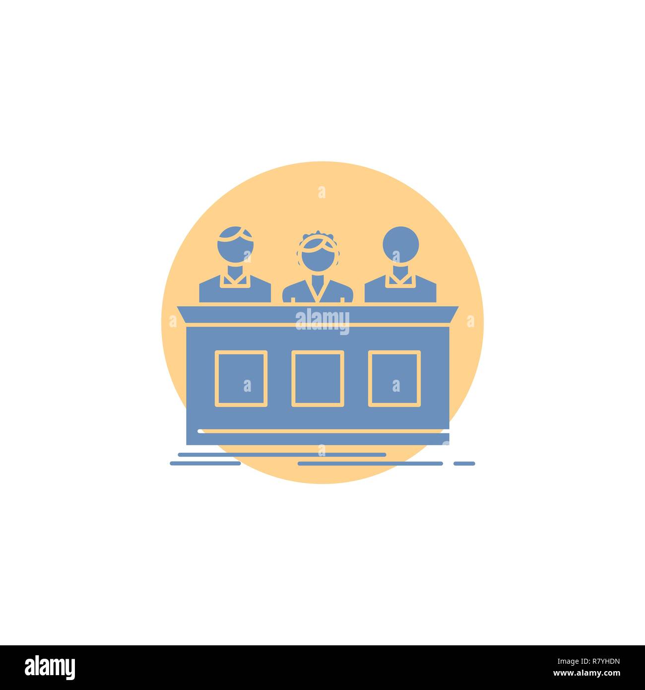 Judge gavel silhouette Stock Vector Images - Alamy