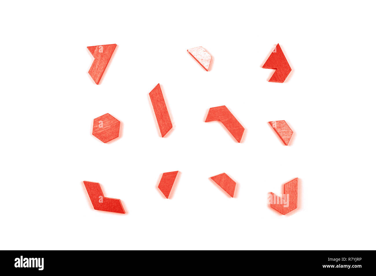 Tangram hexagon hi-res stock photography and images - Alamy