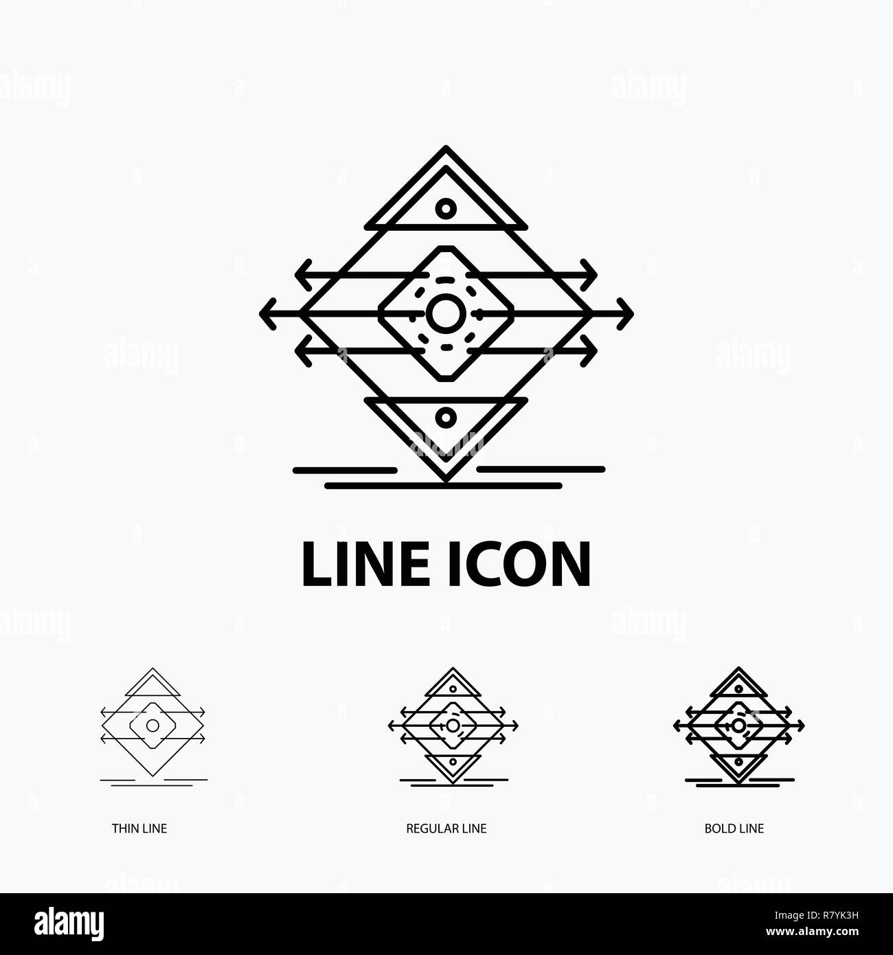 Thin lane Stock Vector Images - Alamy