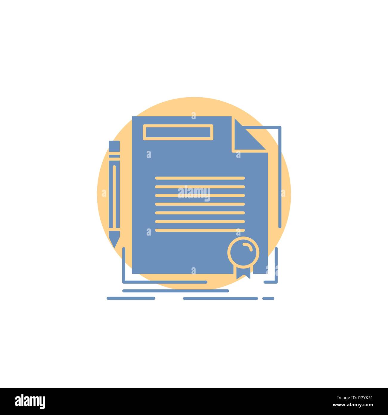 Woman signing contract Stock Vector Images - Alamy