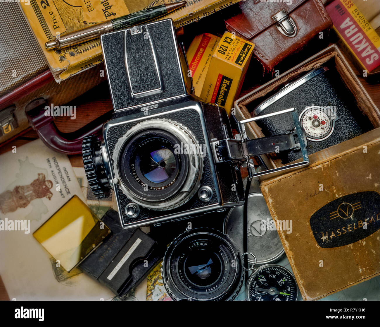 24-Mar-2009-Vintage HASSELBLAD 120 SLR 1953-1957 1000 F Focal Plane ...