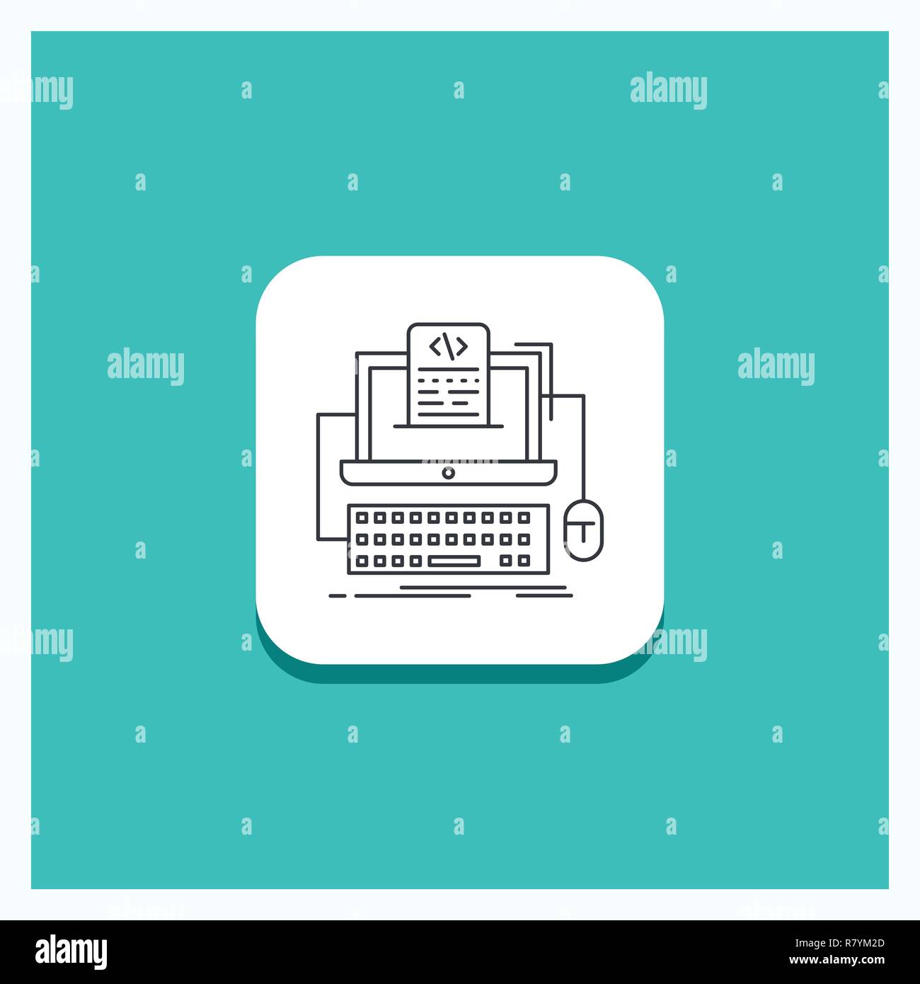 Round white background cutout Stock Vector Images - Alamy