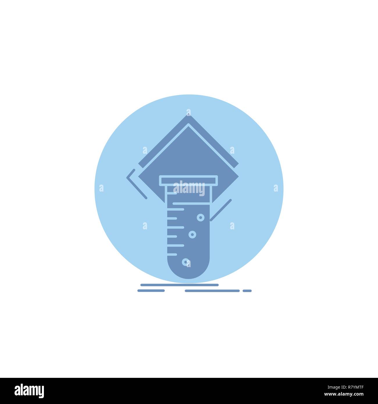 Female scientist lab beaker Stock Vector Images - Alamy