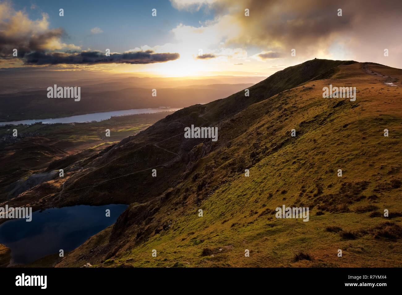 Old man of coniston from coniston water hi-res stock photography and ...