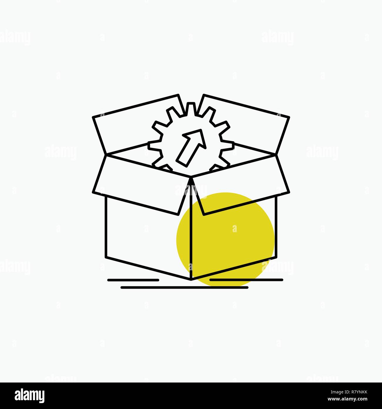 Upload Performance Productivity Progress Work Line Icon Stock Vector Image And Art Alamy