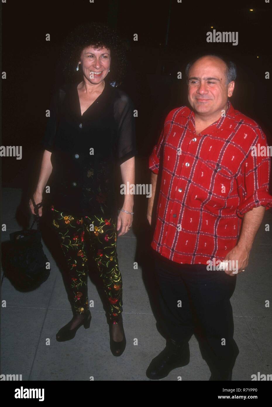 SANTA MONICA, CA - APRIL 8: Actress Rhea Perlman and actor Danny DeVito ...