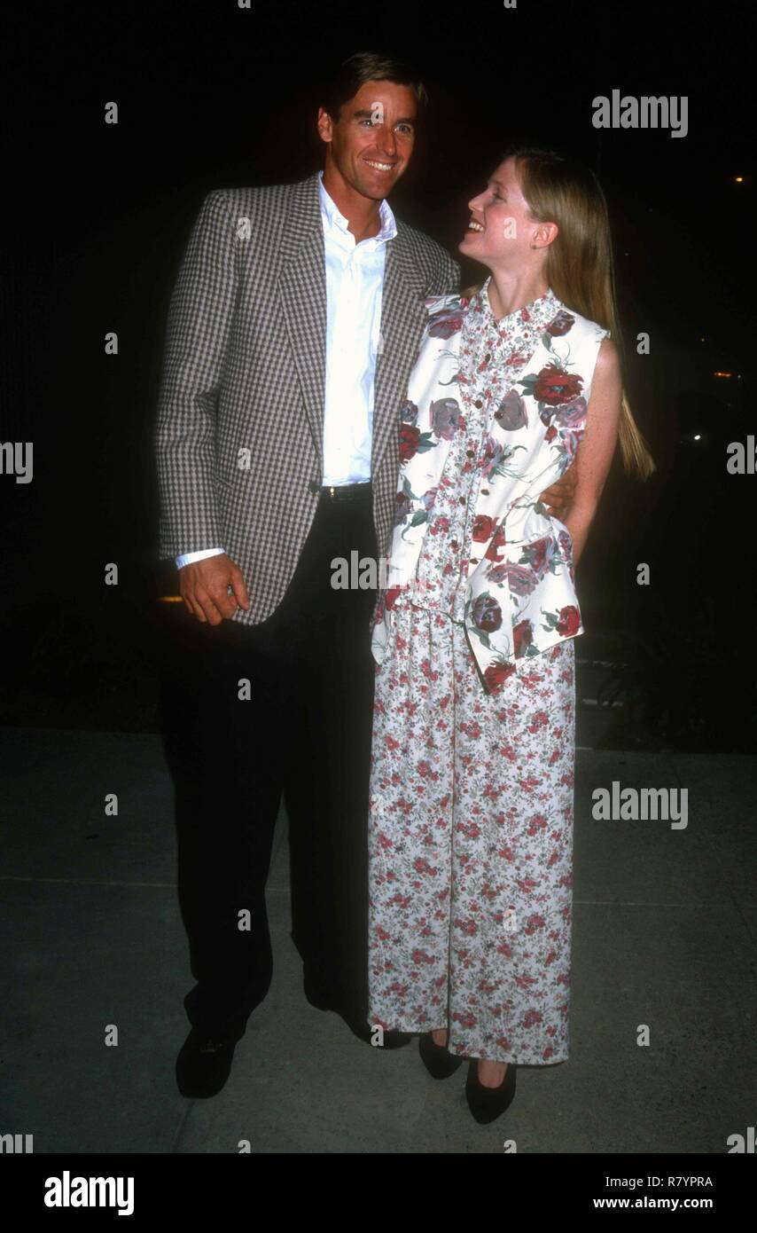 SANTA MONICA, CA - APRIL 8: Volleyball player Andrew Smith and actress ...