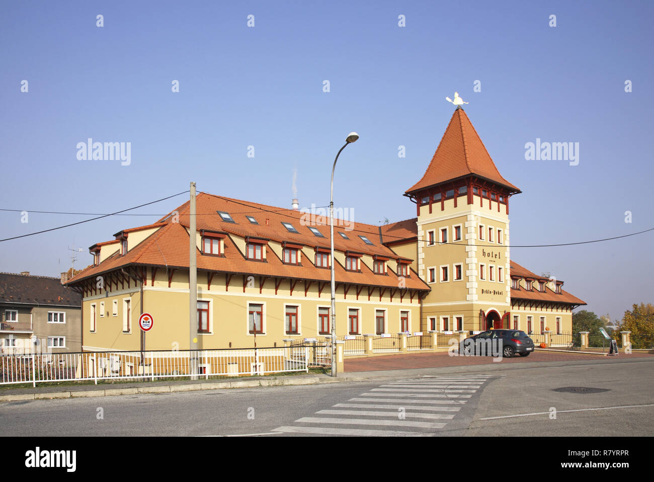 Hotel Hell in Komarno. Slovakia Stock Photo - Alamy