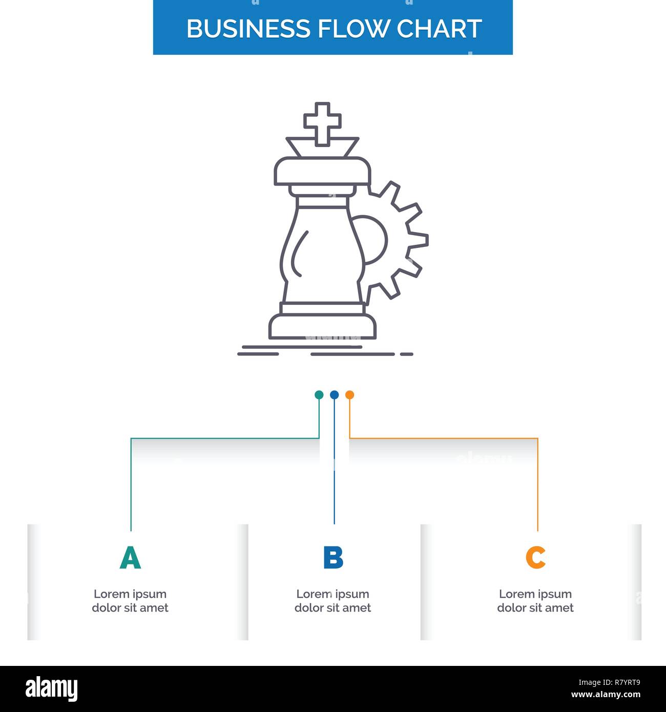 Strategy knight chart icon concept Stock Vector Images - Alamy
