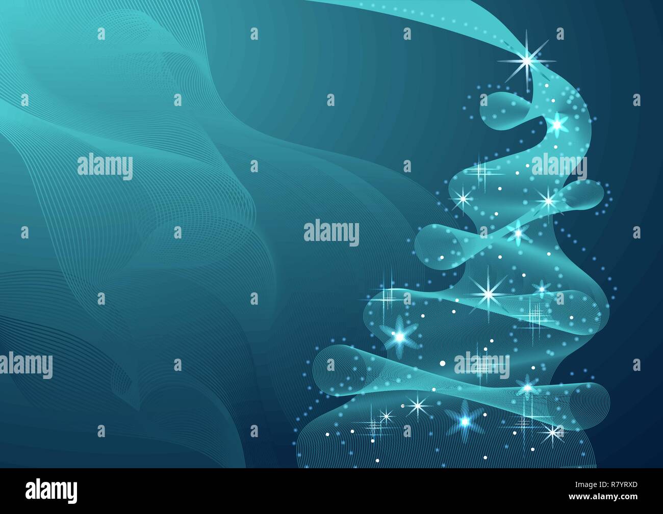 Sparkling tree Stock Vector Images - Alamy