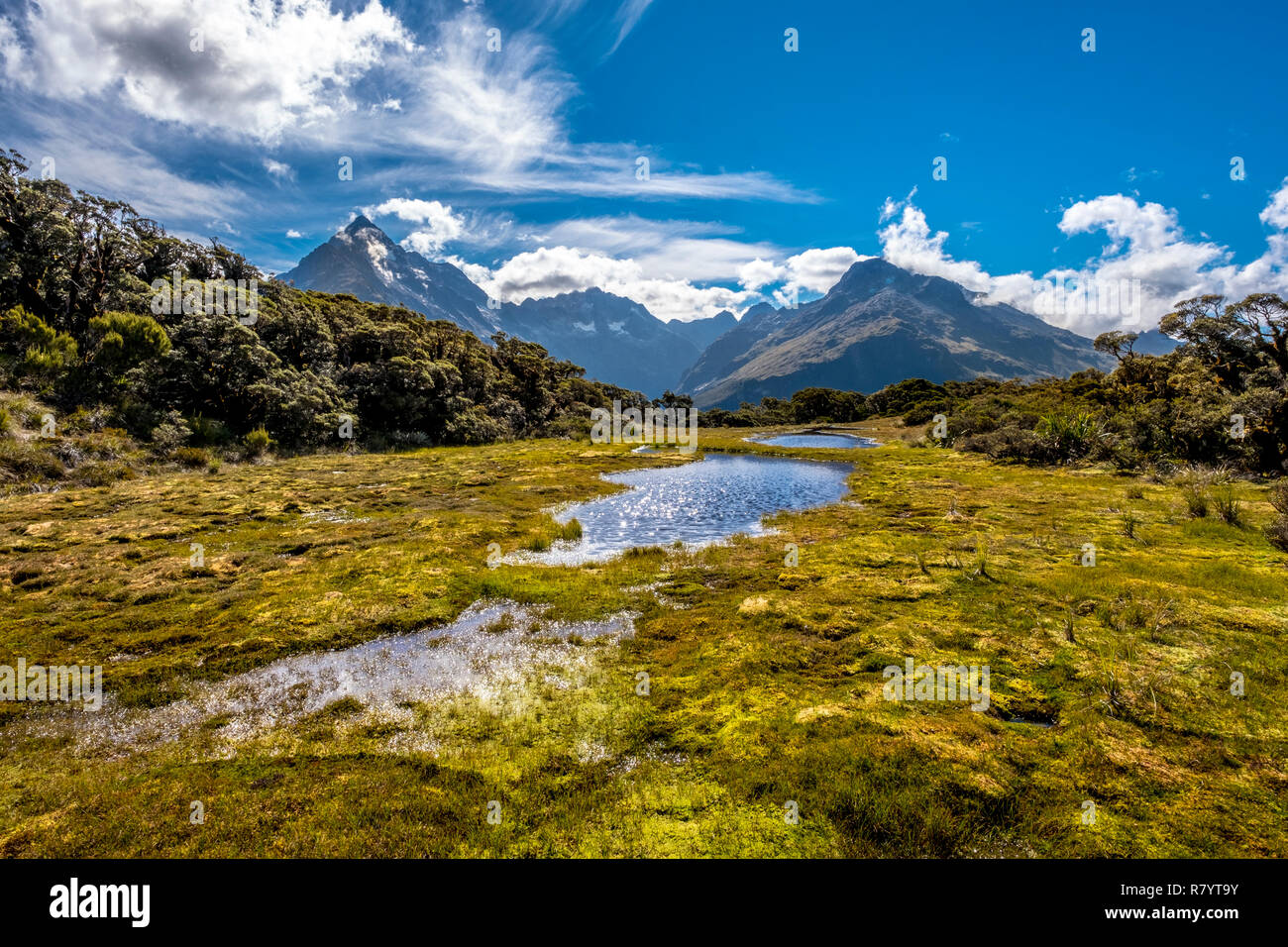 Key Summit trek Stock Photo - Alamy