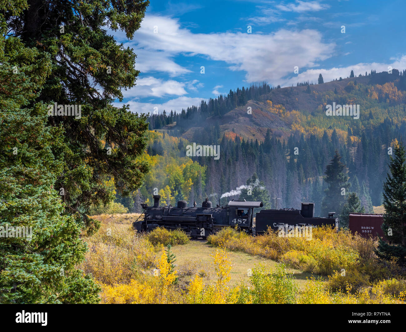 Cumbres toltec scenic railroad hi-res stock photography and images - Alamy