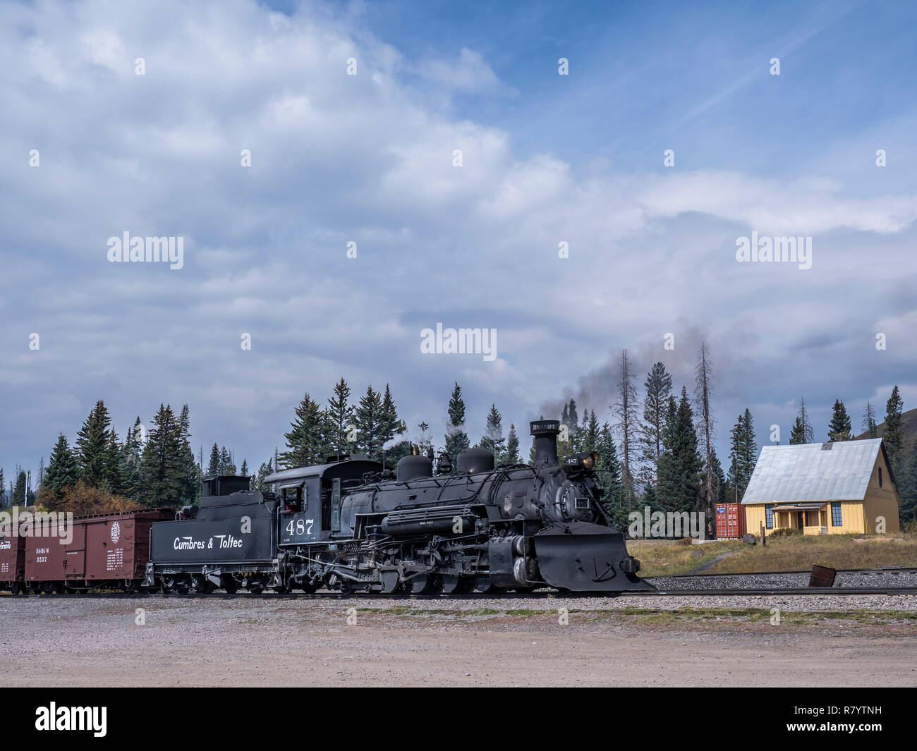 Cumbres toltec scenic railroad hi-res stock photography and images - Alamy