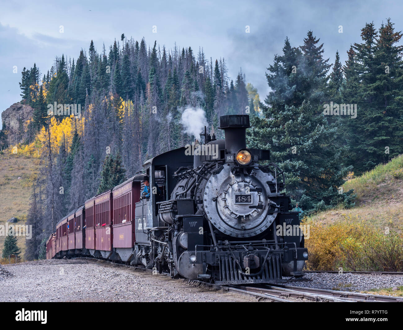 Cumbres toltec scenic railroad hi-res stock photography and images - Alamy